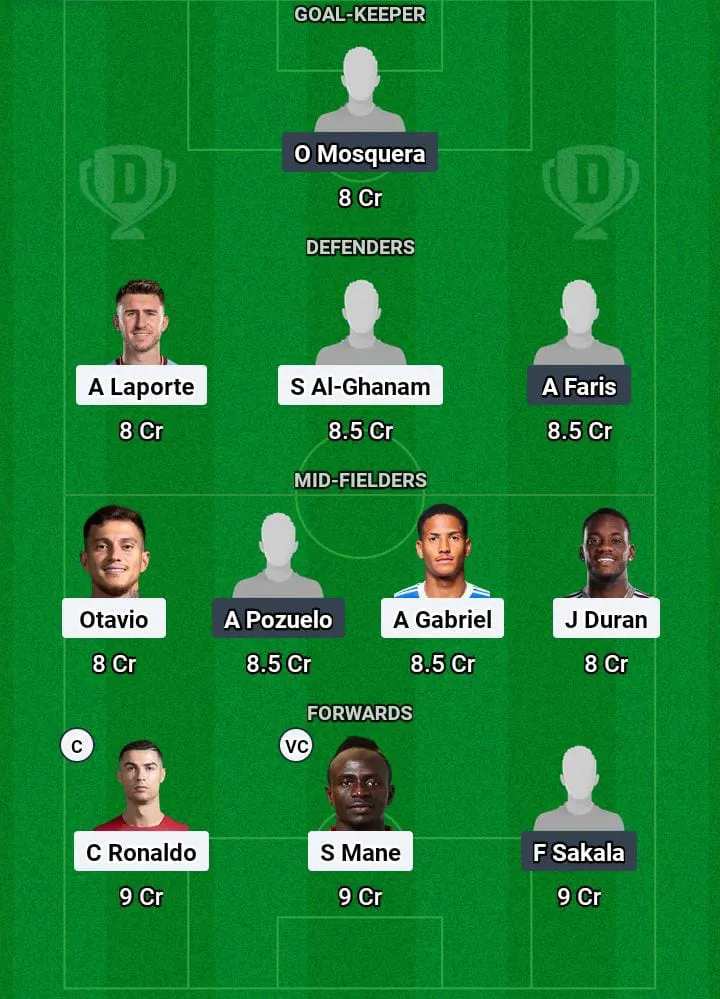 NSSR vs ALF Dream11 Prediction, Saudi Arabian League: Al-Nassr vs. Al Fayha Match Prediction ...