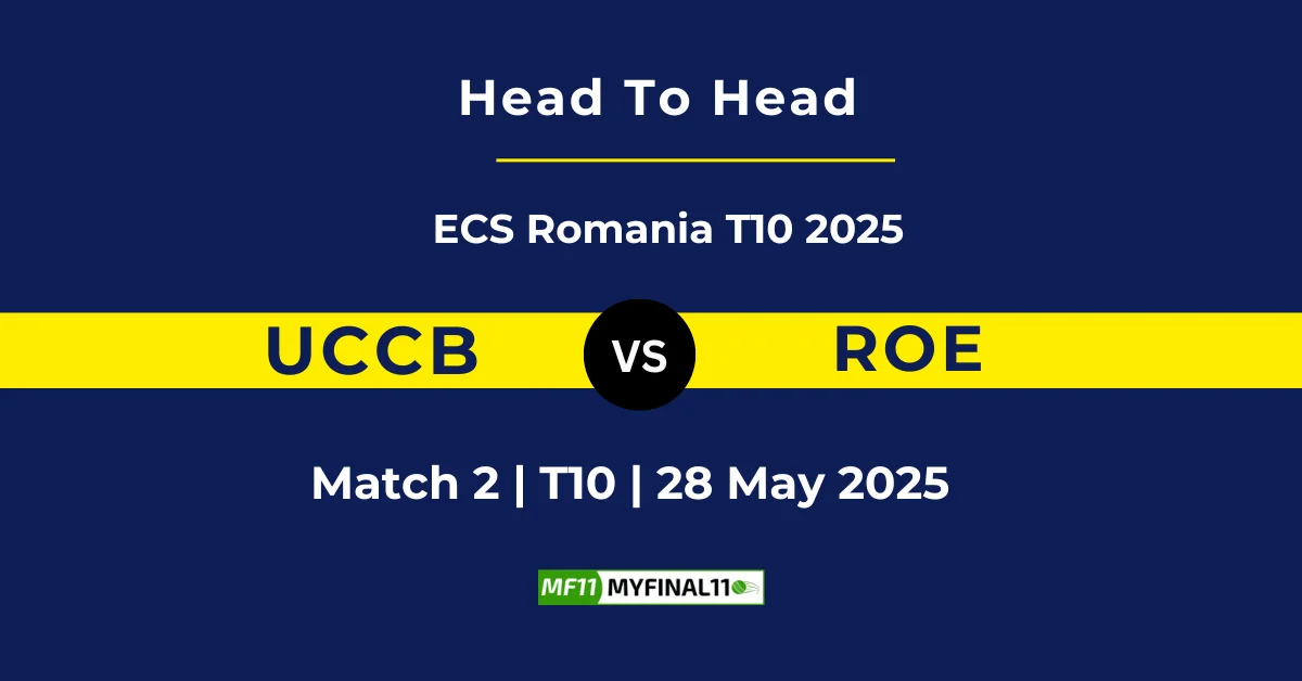 UCCB vs ROE Player Battle & Head to Head Team Stats - ECS T10 Romania 2025